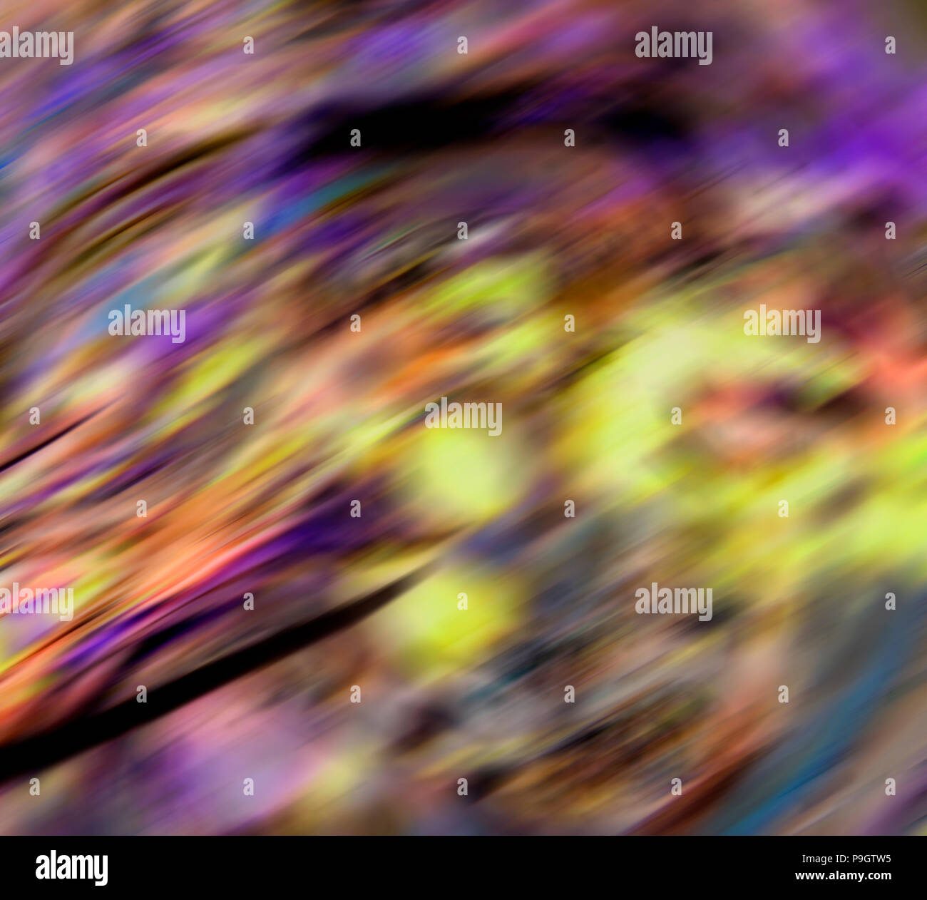 Soft focus abstract color patterns on handmade glass Stock Photo - Alamy