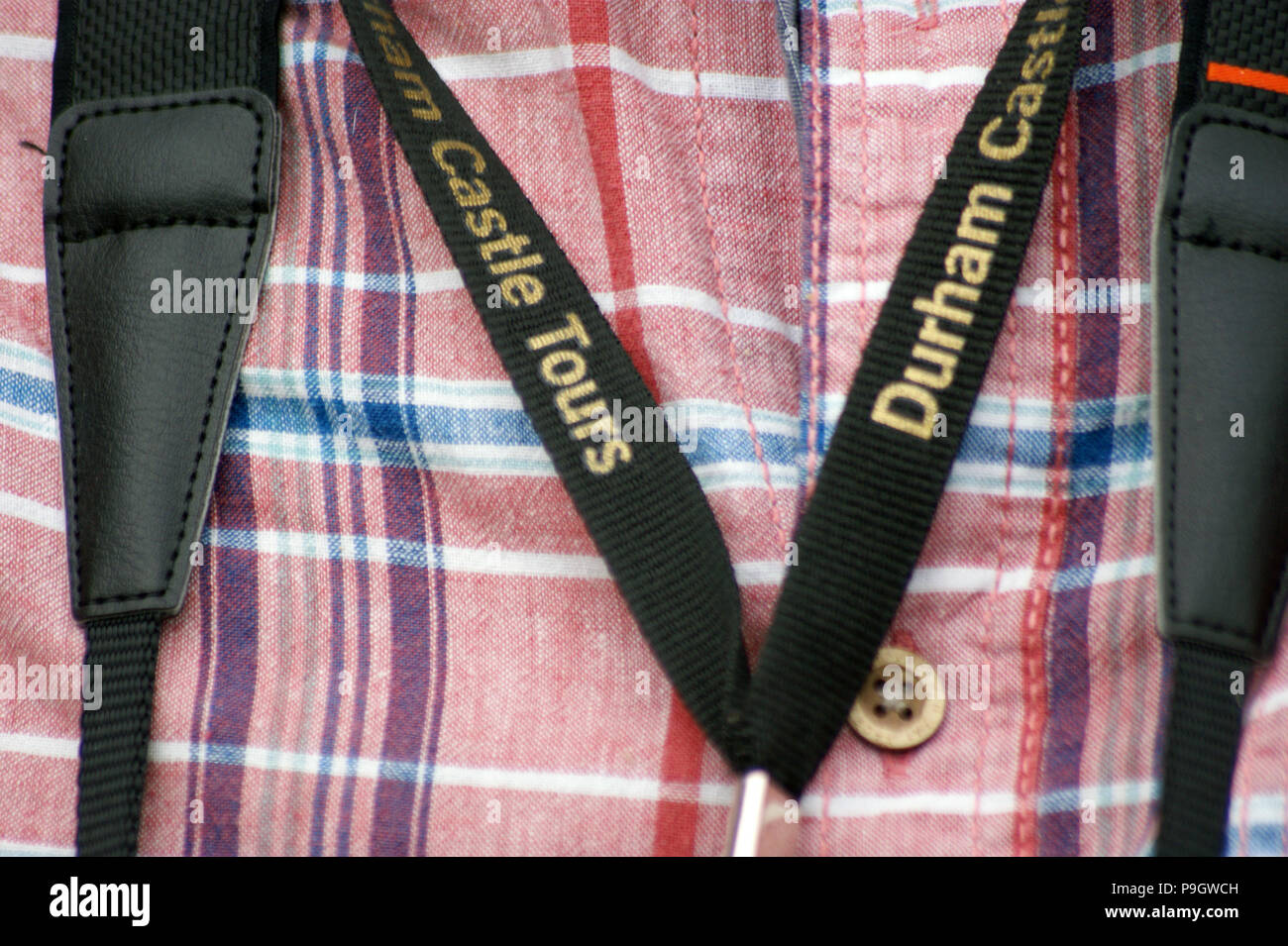 Black Ribbon Permit Tag With Gold Lettering Durham Castle Tours England ...