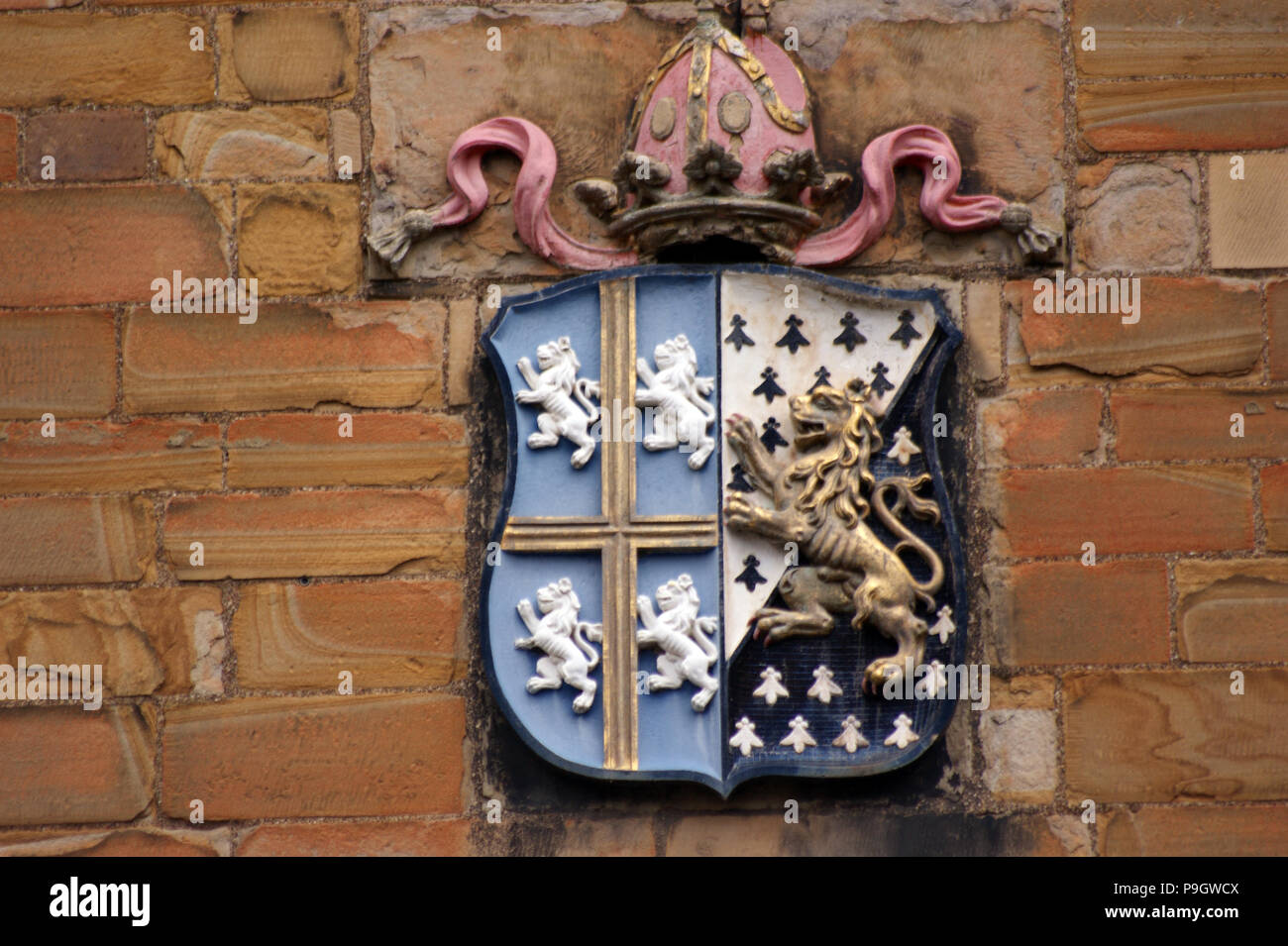 Durham City England UK Bishop of Durham and University of Durham Crest ...