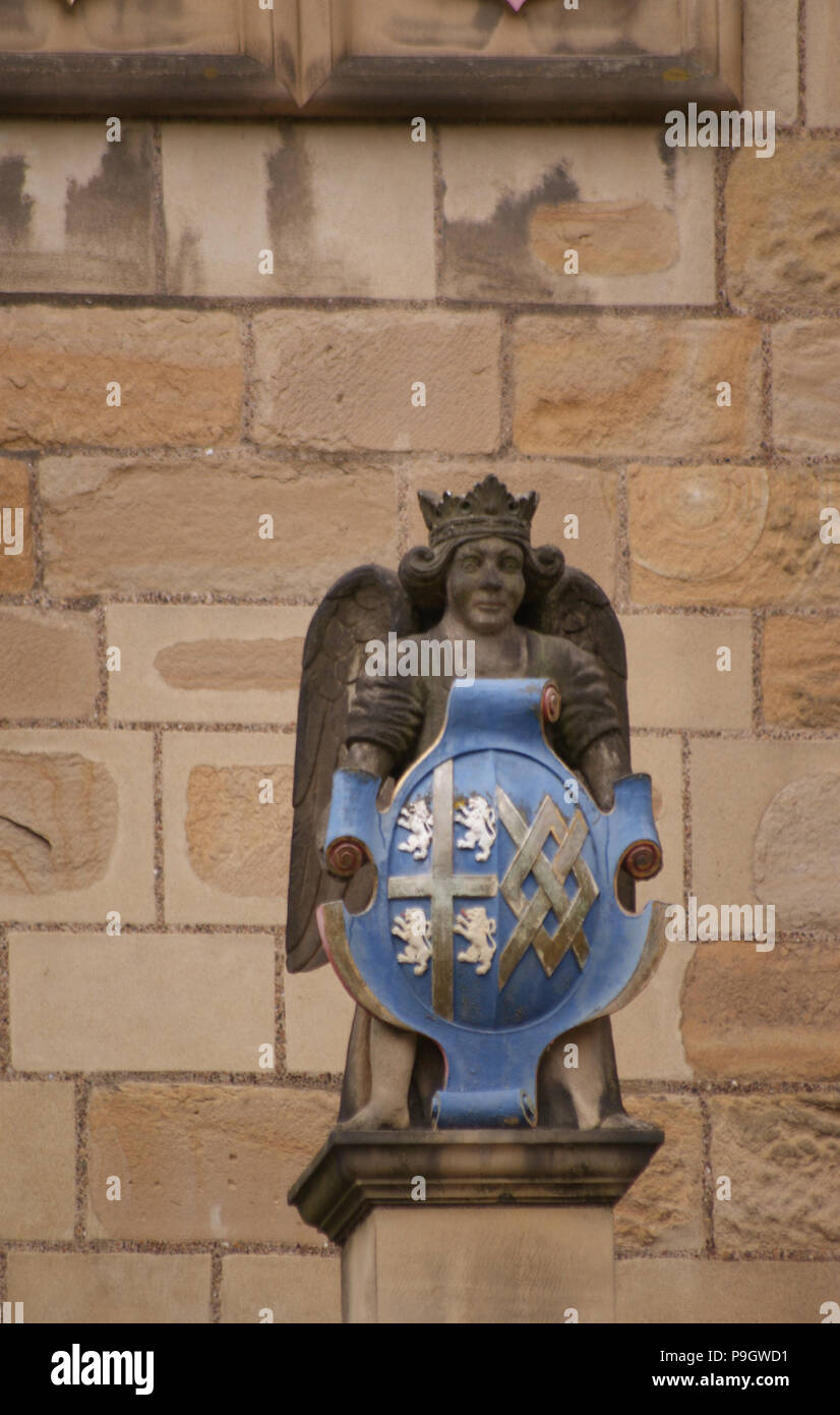 Durham City England UK Bishop of Durham and University of Durham Crest ...