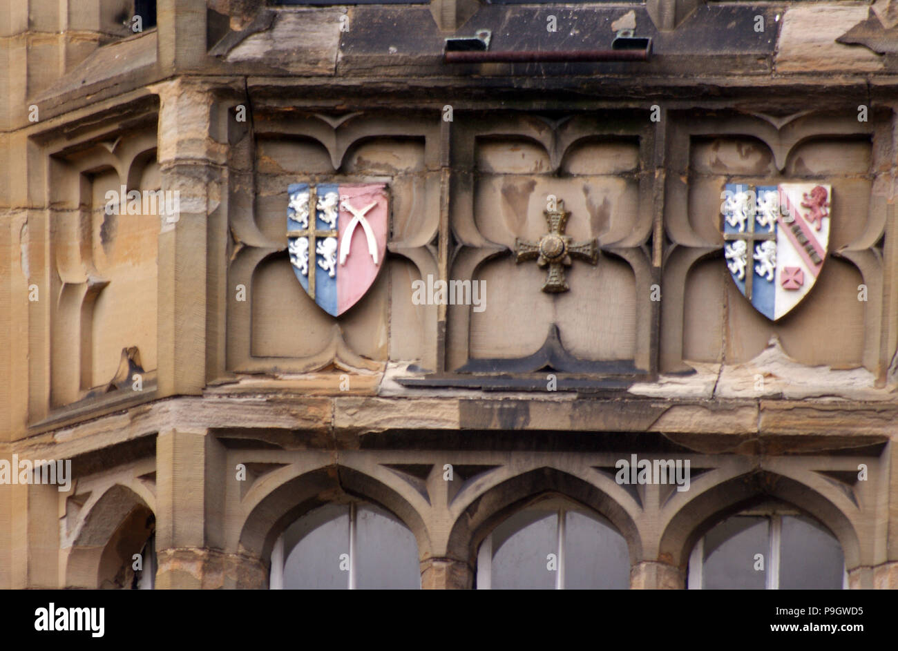 Durham City England UK Bishop of Durham and University of Durham Crest ...