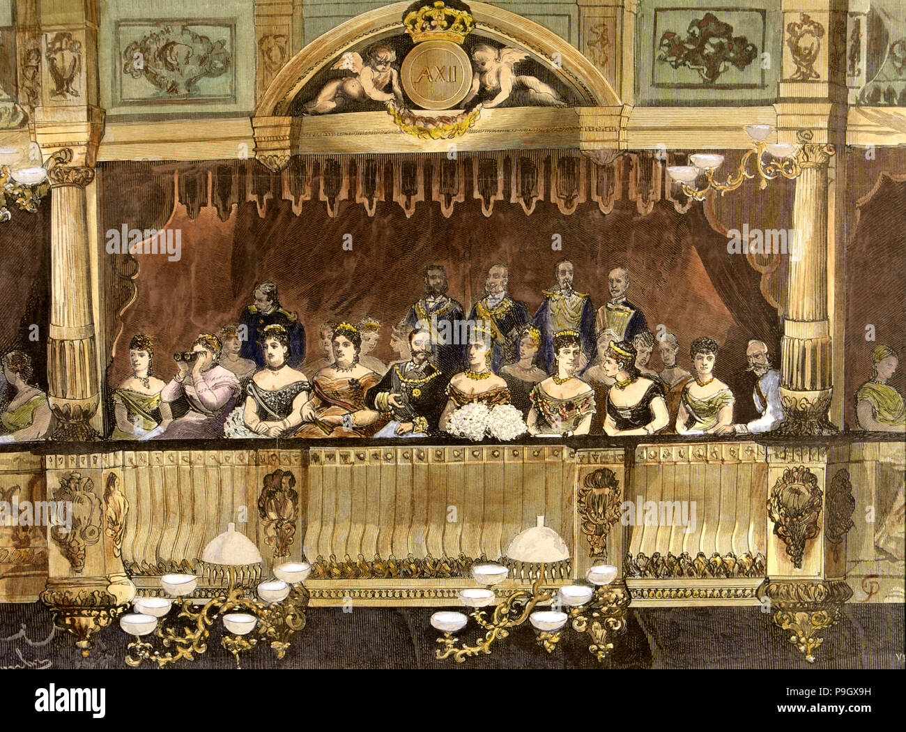 Royal box theater hi-res stock photography and images - Alamy