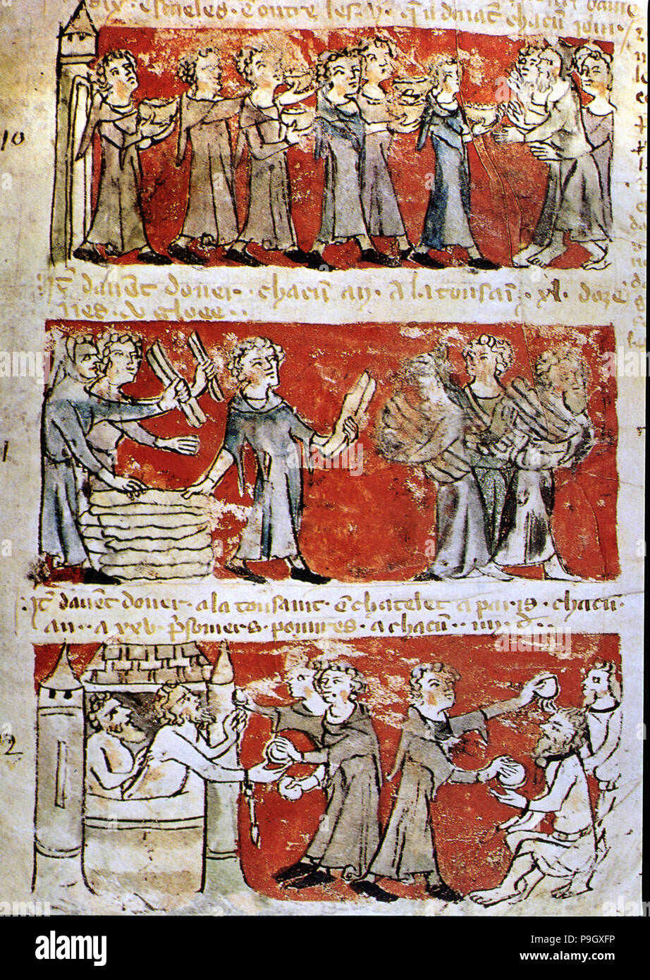 14th century manuscript hi-res stock photography and images - Alamy