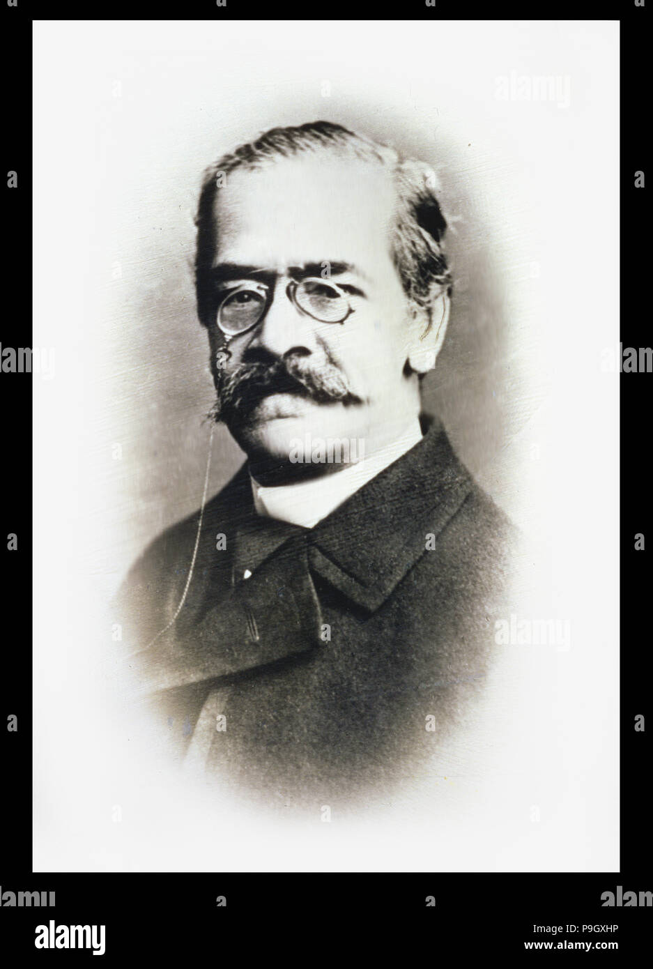 Ricardo Palma (1833-1919), Peruvian writer, photography, 1896 Stock ...