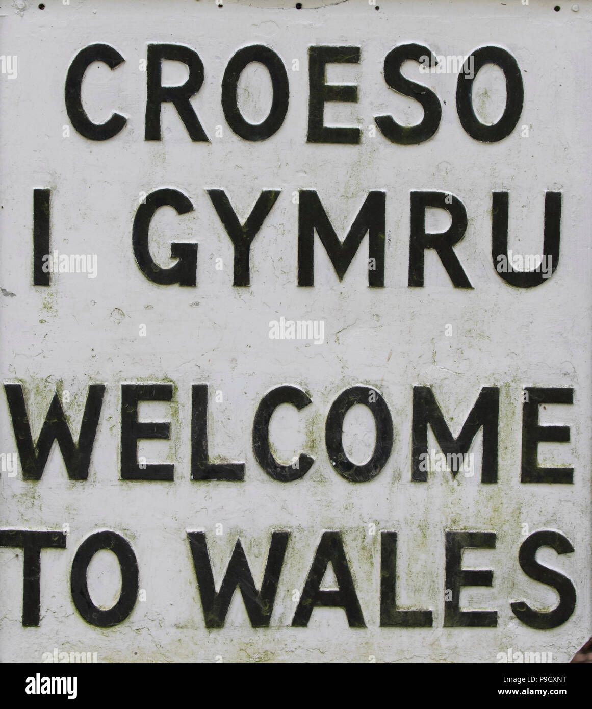 Welcome to wales sign hi-res stock photography and images - Alamy
