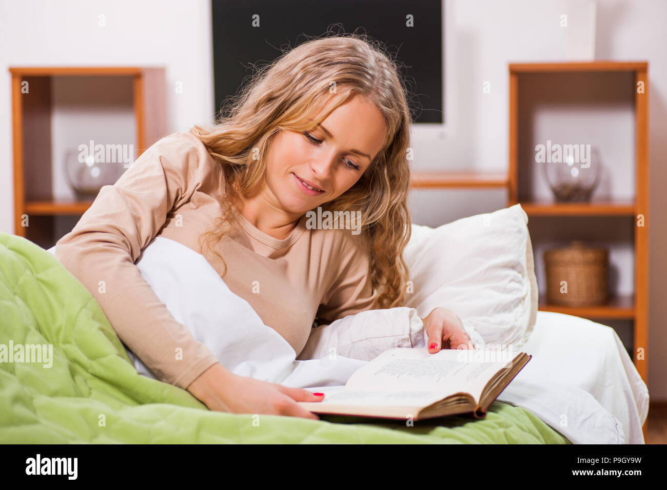 Reading Before Bed High Resolution Stock Photography and Images - Alamy