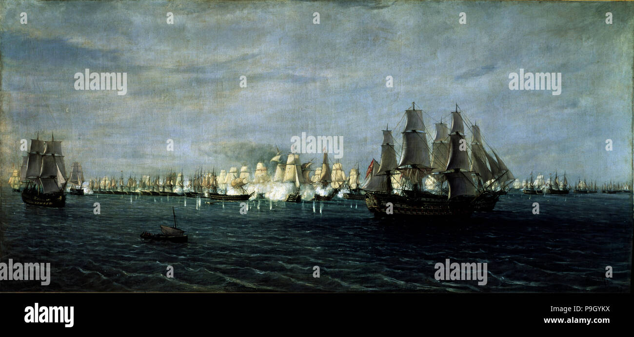 Battle of Trafalgar (21 October 1805 Stock Photo - Alamy