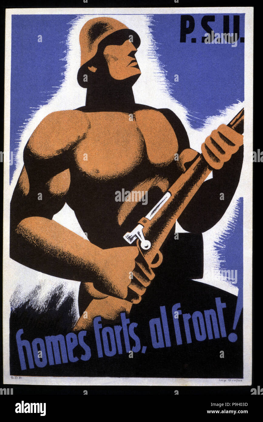 Spanish Civil War Poster Propaganda Stock Photos & Spanish Civil War ...