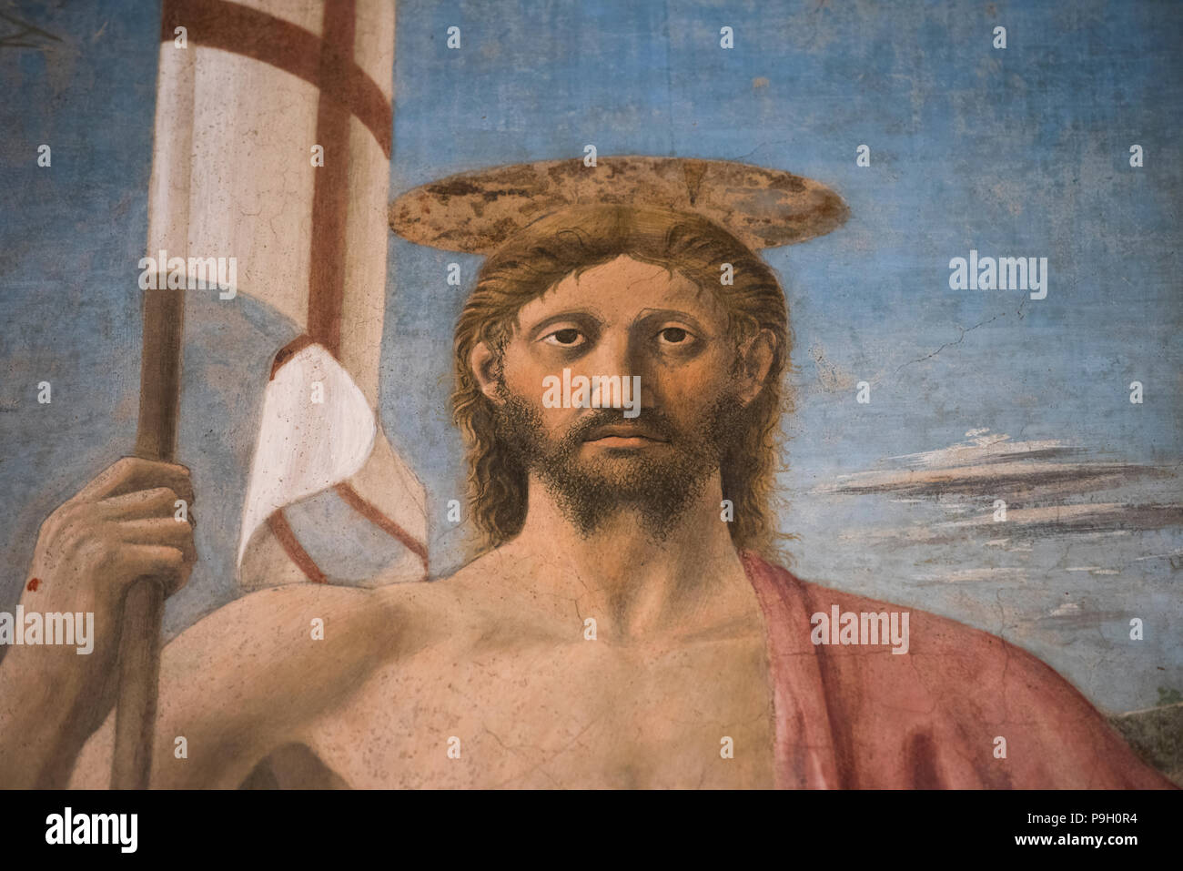 Piero Della Francesca frescos in the Museo Civico, Sansepolcro, Tuscany ...