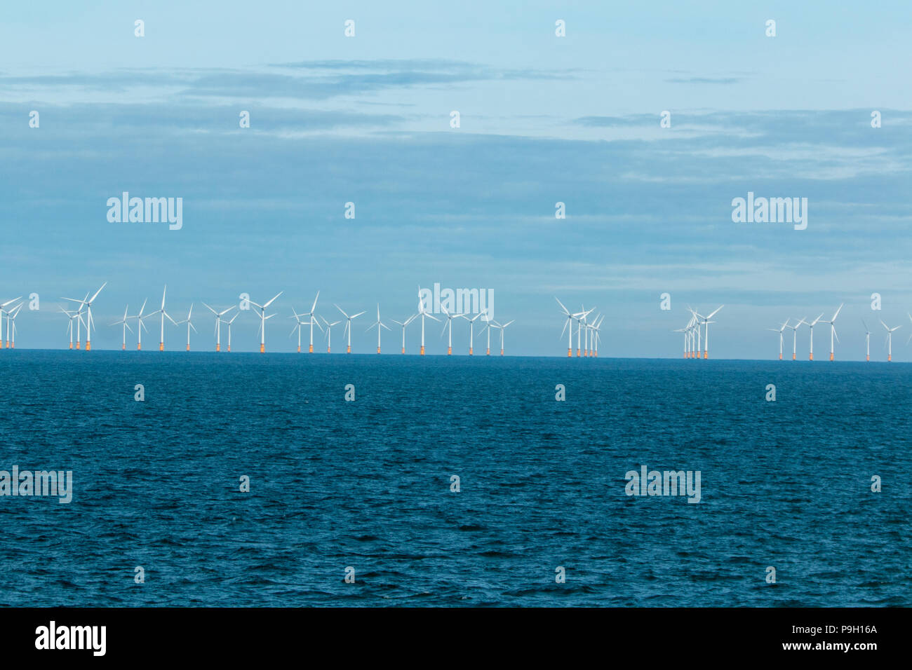 Offshore wind farm in the North Sea Stock Photo - Alamy