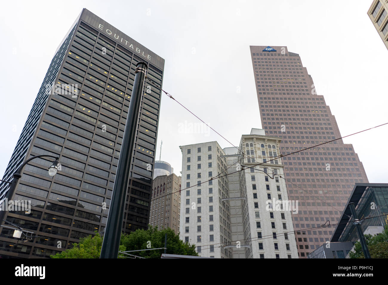 Skyscrapers in Downtown Atlanta Stock Photo - Alamy