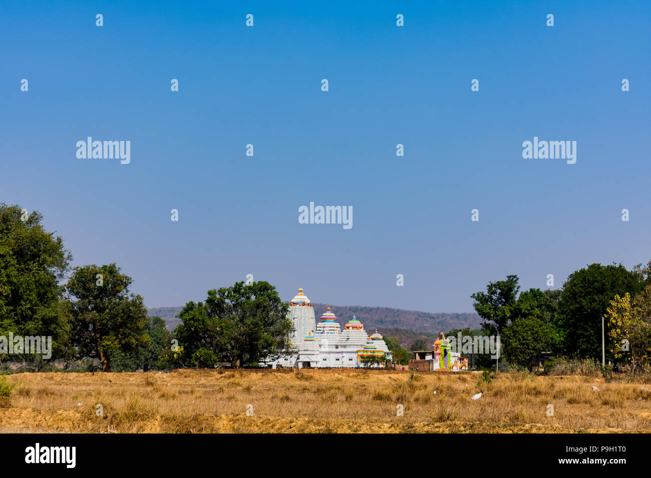 Indian village temple hi-res stock photography and images - Alamy