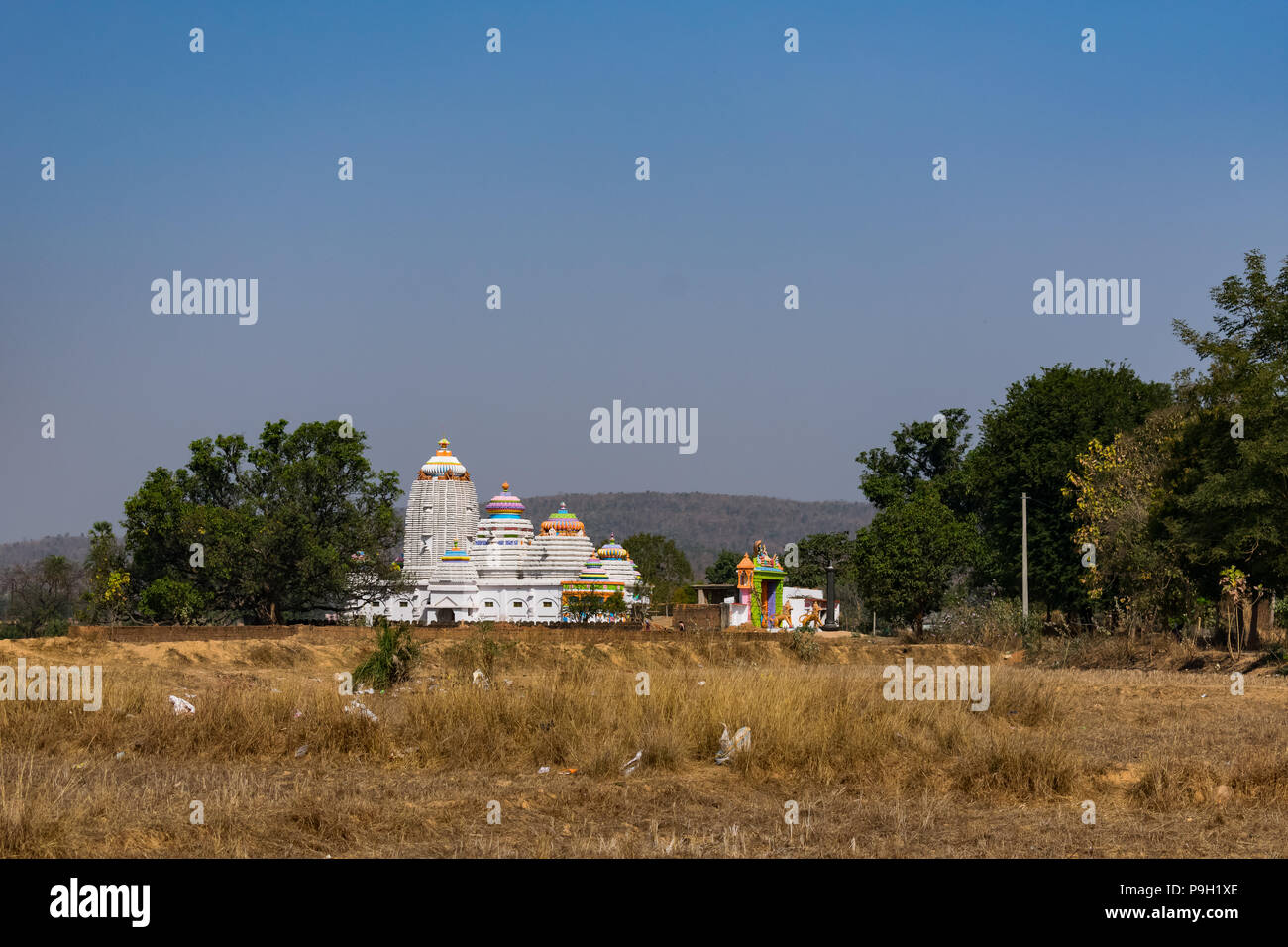 Rural indian village temple hi-res stock photography and images - Alamy