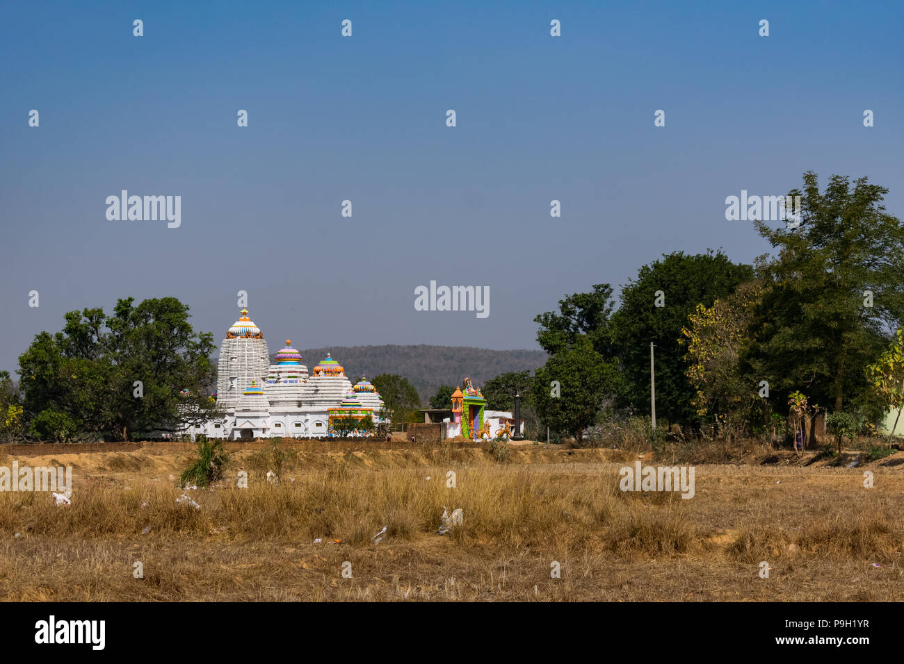 Indian village temple hi-res stock photography and images - Alamy