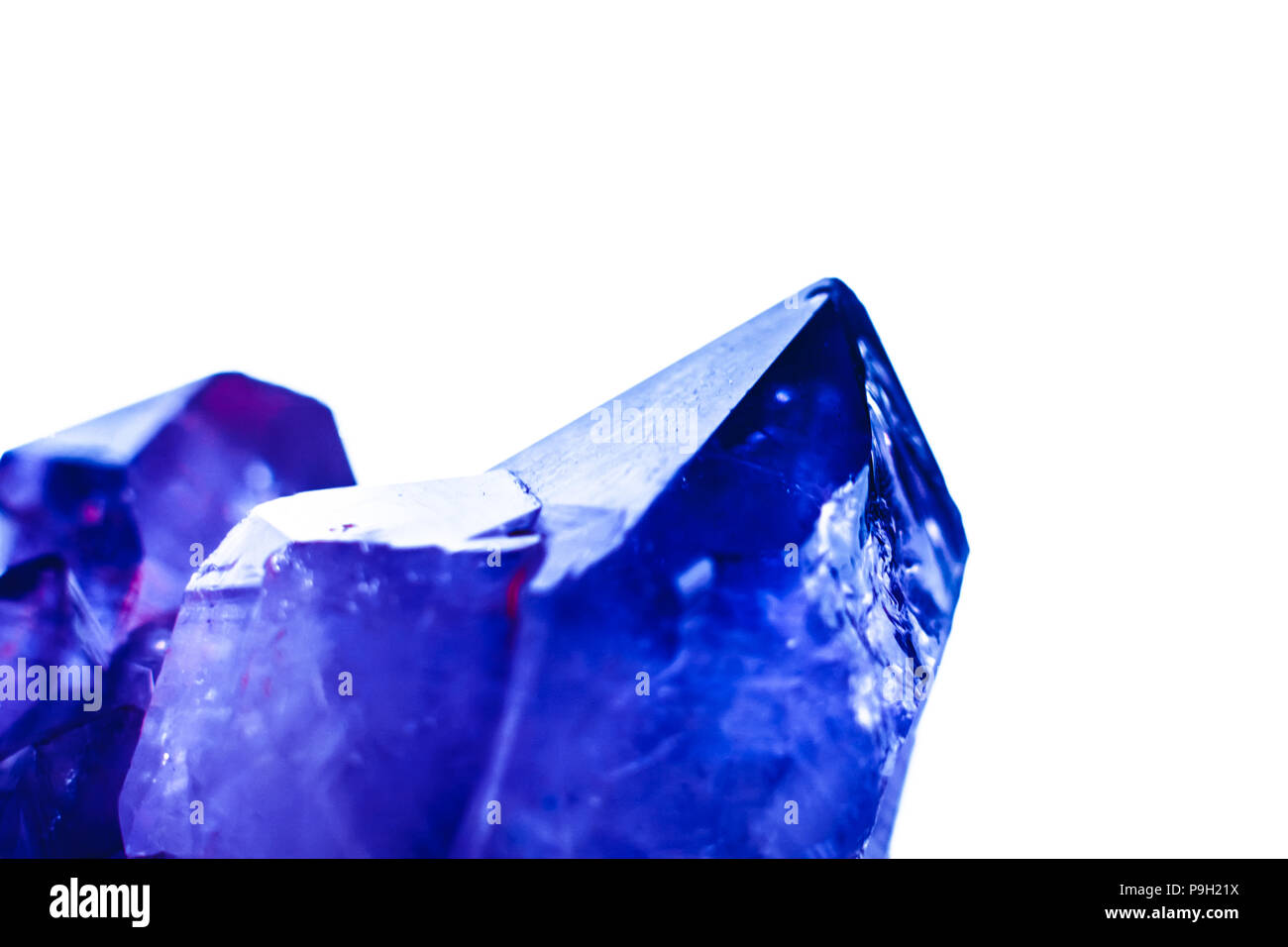 Crystal Stone macro mineral surface, purple rough amethyst quartz ...