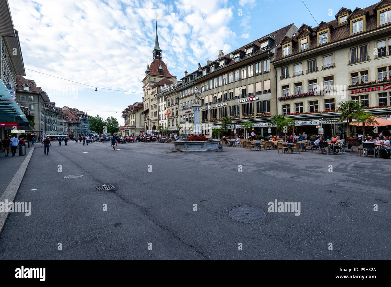 Bern, the capital city of Switzerland, is built around a crook in the ...