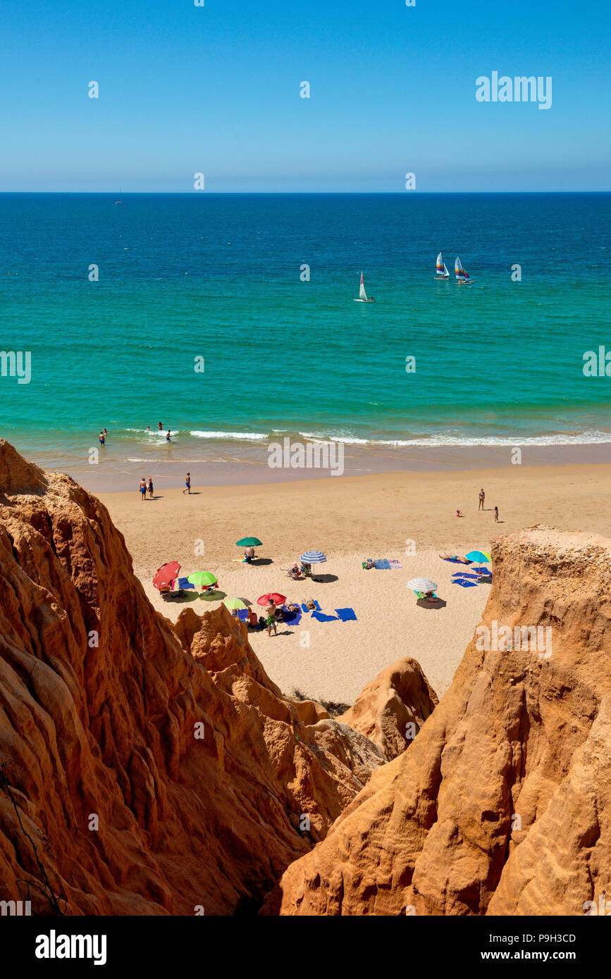 Praia da Falésia, Algarve, Portugal Stock Photo - Alamy