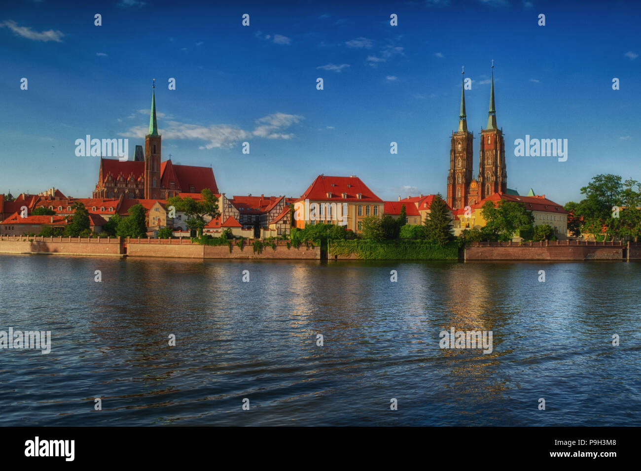 Historic architecture of the city of Wroclaw, Poland Stock Photo - Alamy