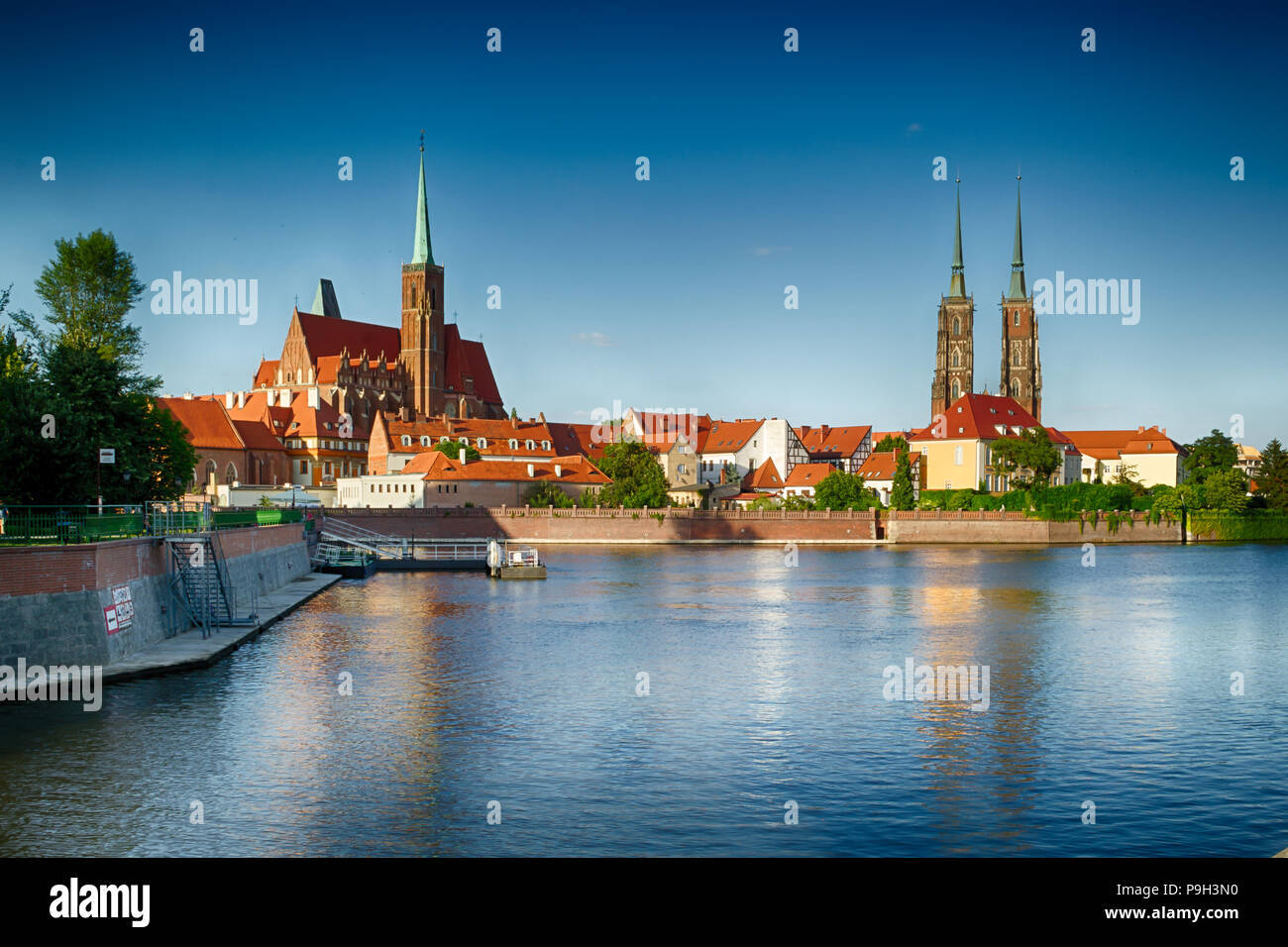 Historic architecture of the city of Wroclaw, Poland Stock Photo - Alamy