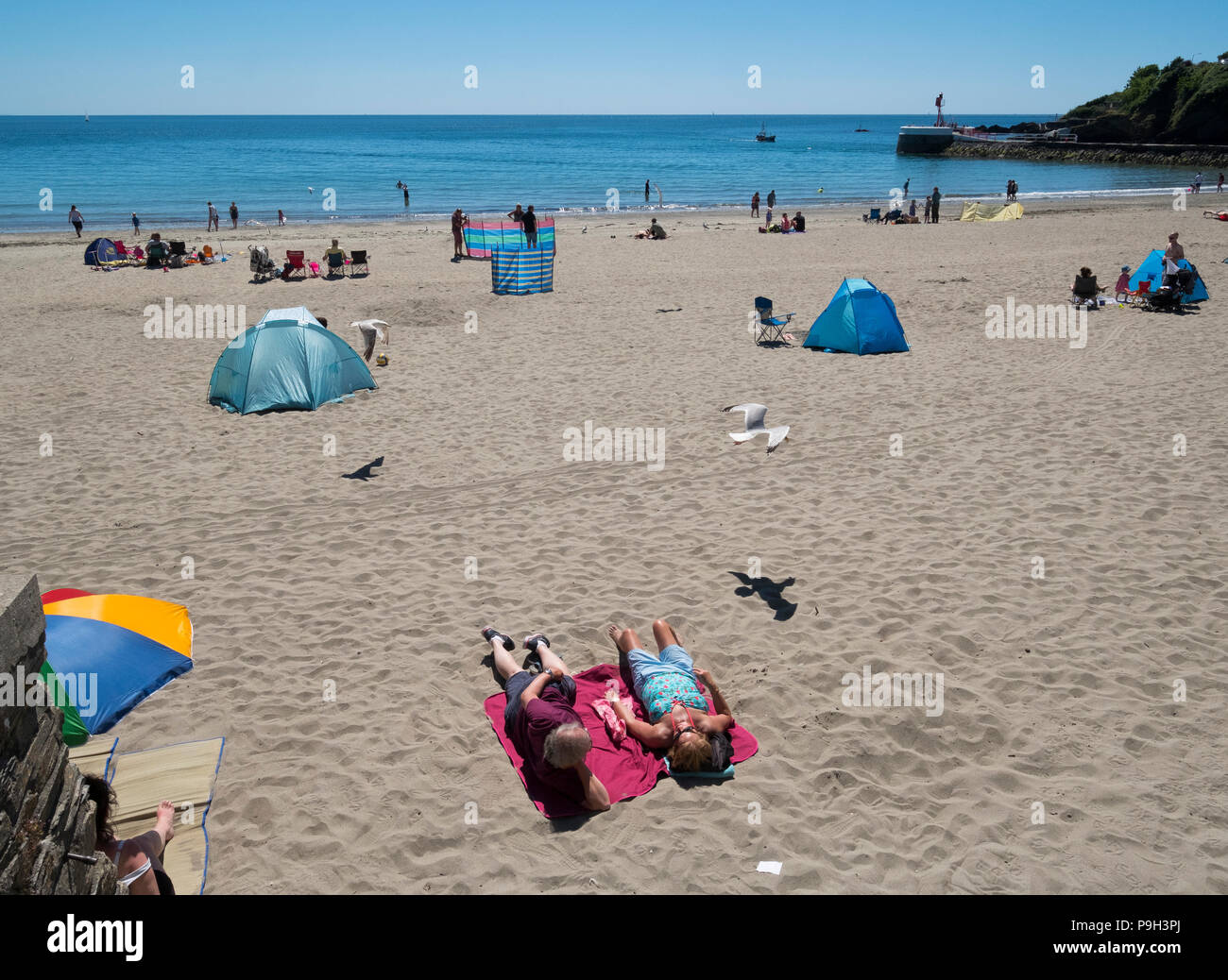 The fishing port of Looe, Cornwall, UK Stock Photo - Alamy