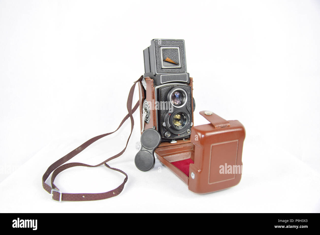 Vintage Camera - Old Fashioned Antique Box Camera, Isolated Object ...