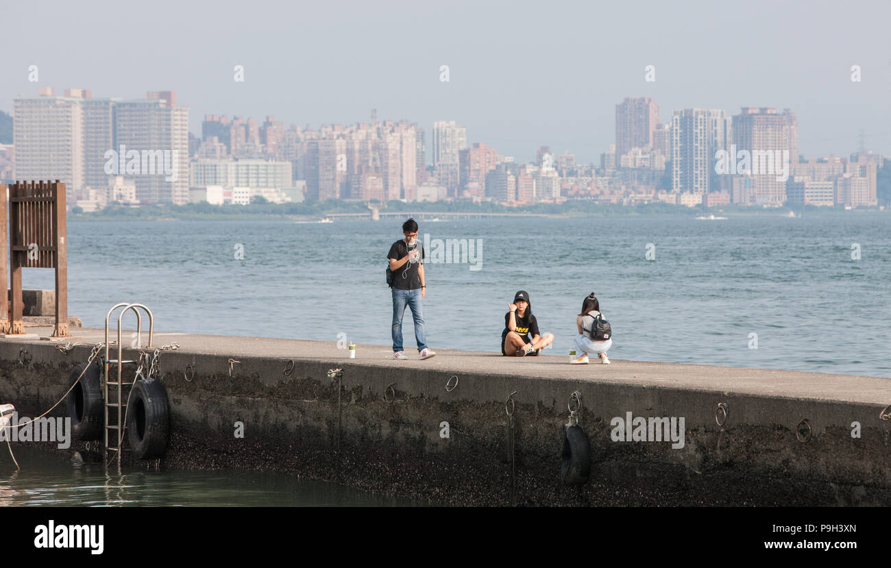 Tamsui,port,sea,river,coast,coastline,Taipei,Taiwan,China,Chinese ...