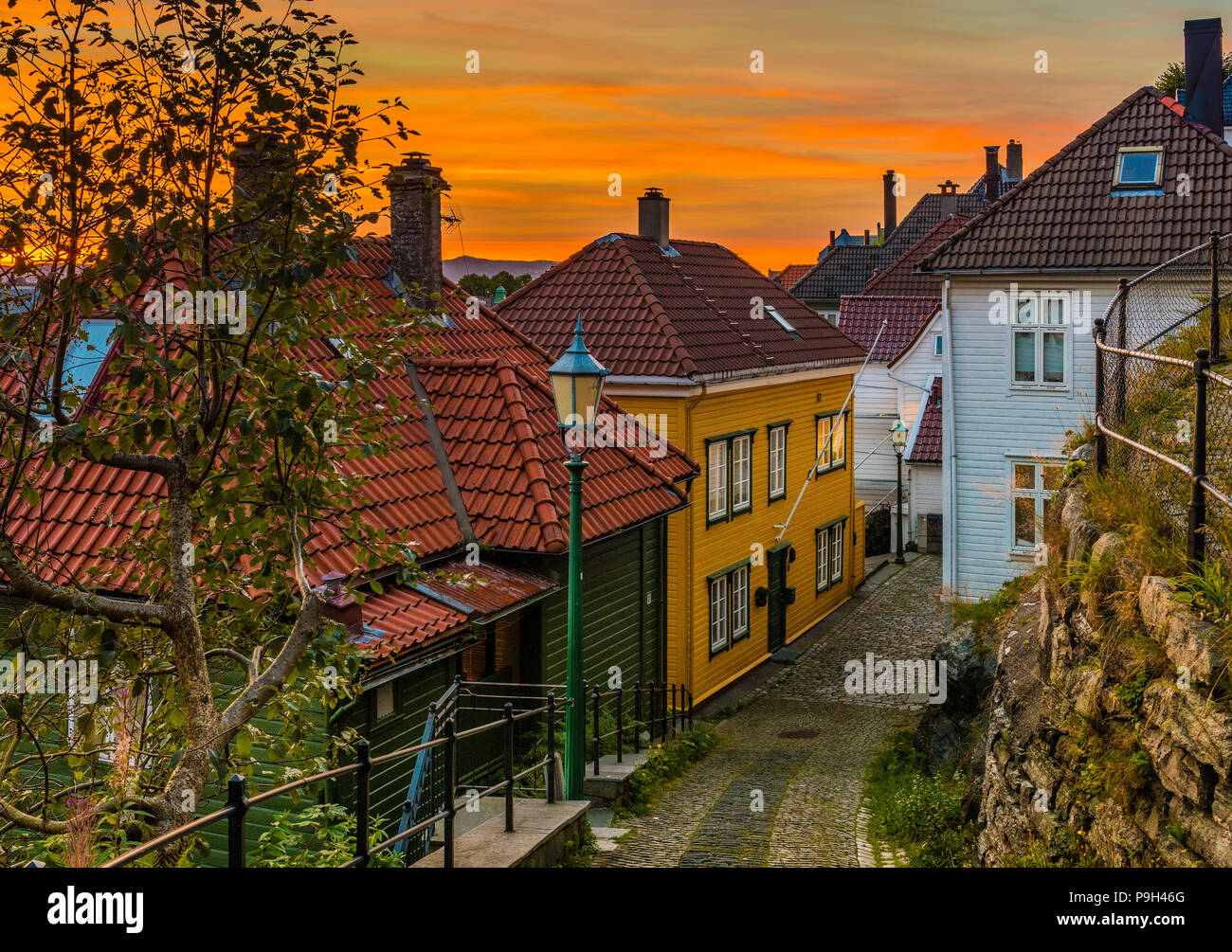 Bergen solnedgang hi-res stock photography and images - Alamy