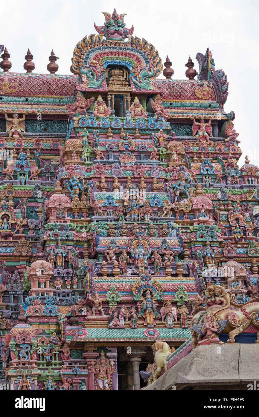 Gopuram entrance gate hindu temple hi-res stock photography and images ...