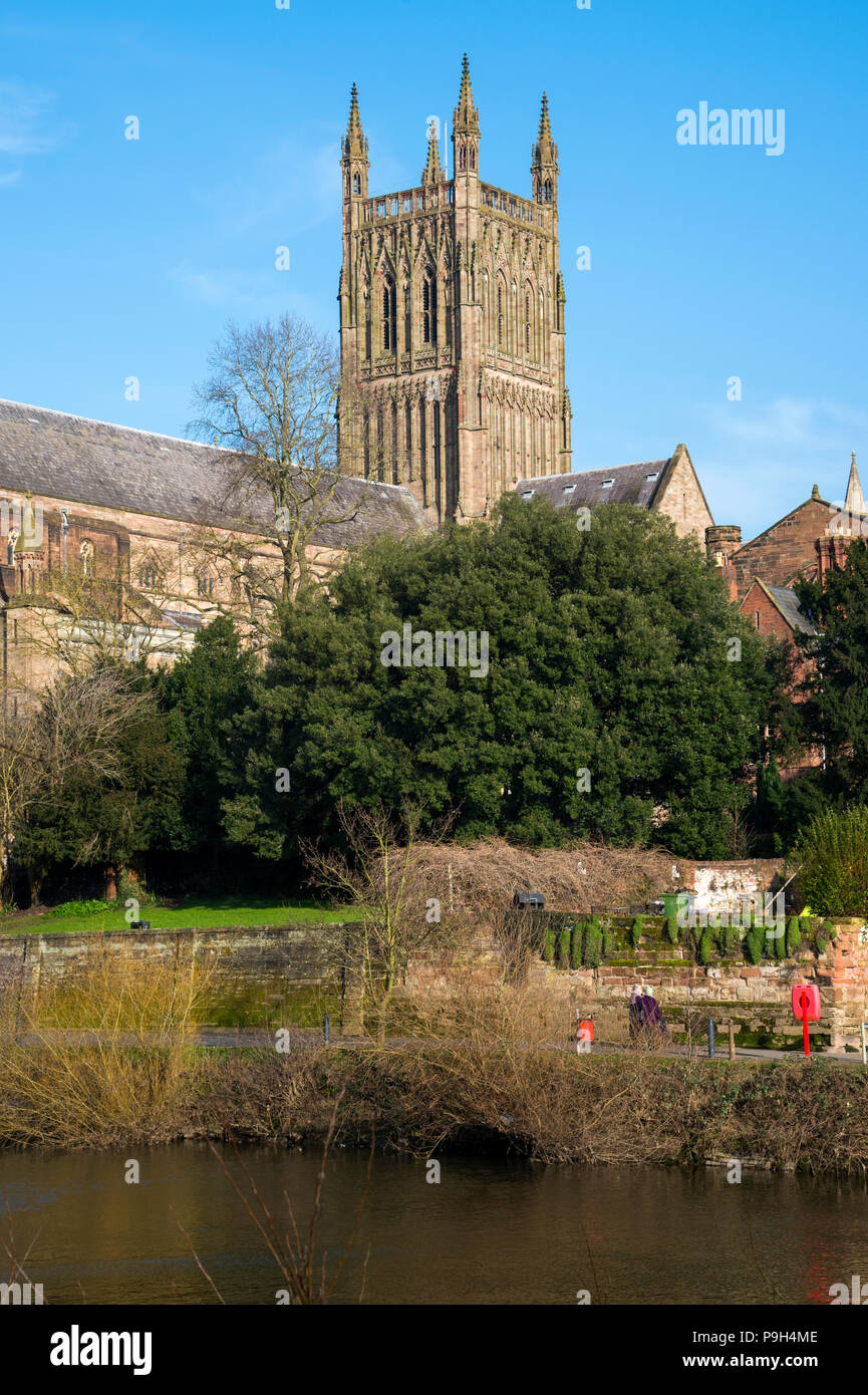 Worcester cathedral crypt hi-res stock photography and images - Alamy