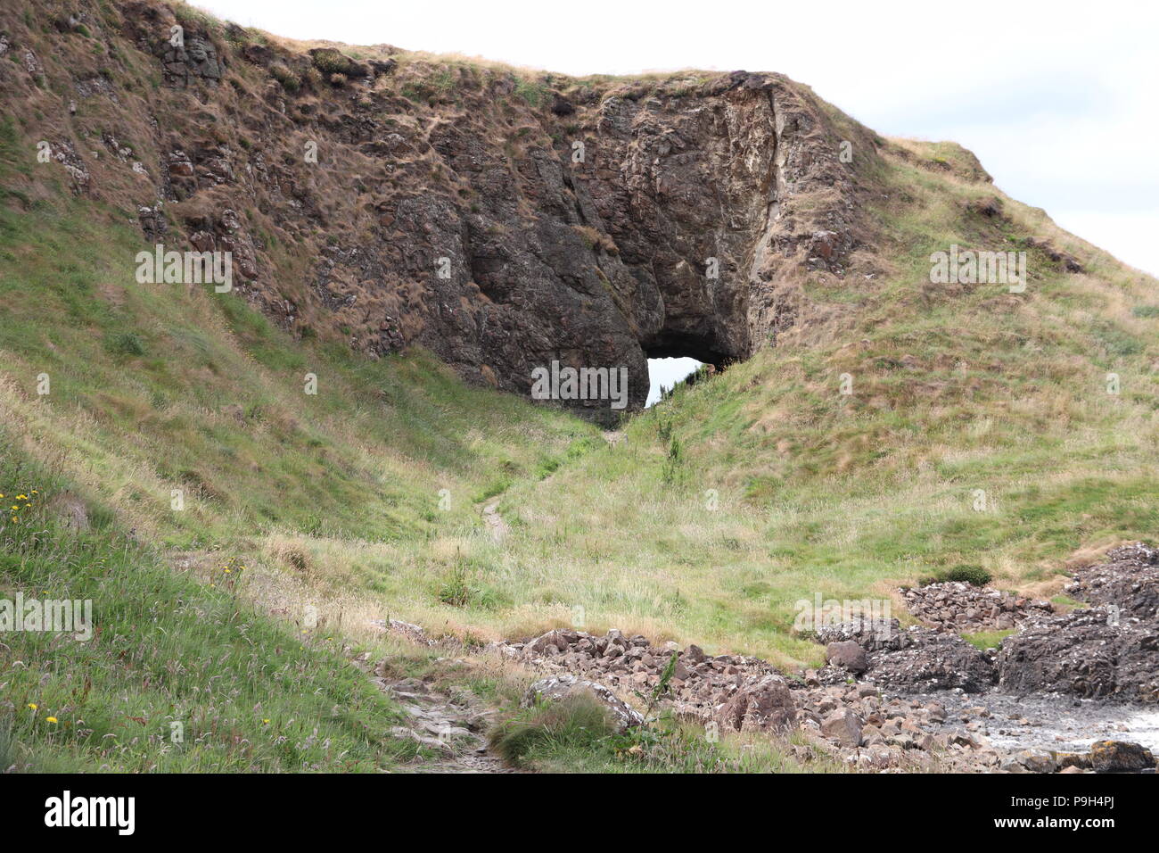 The Causeway Way coastal path Stock Photo - Alamy