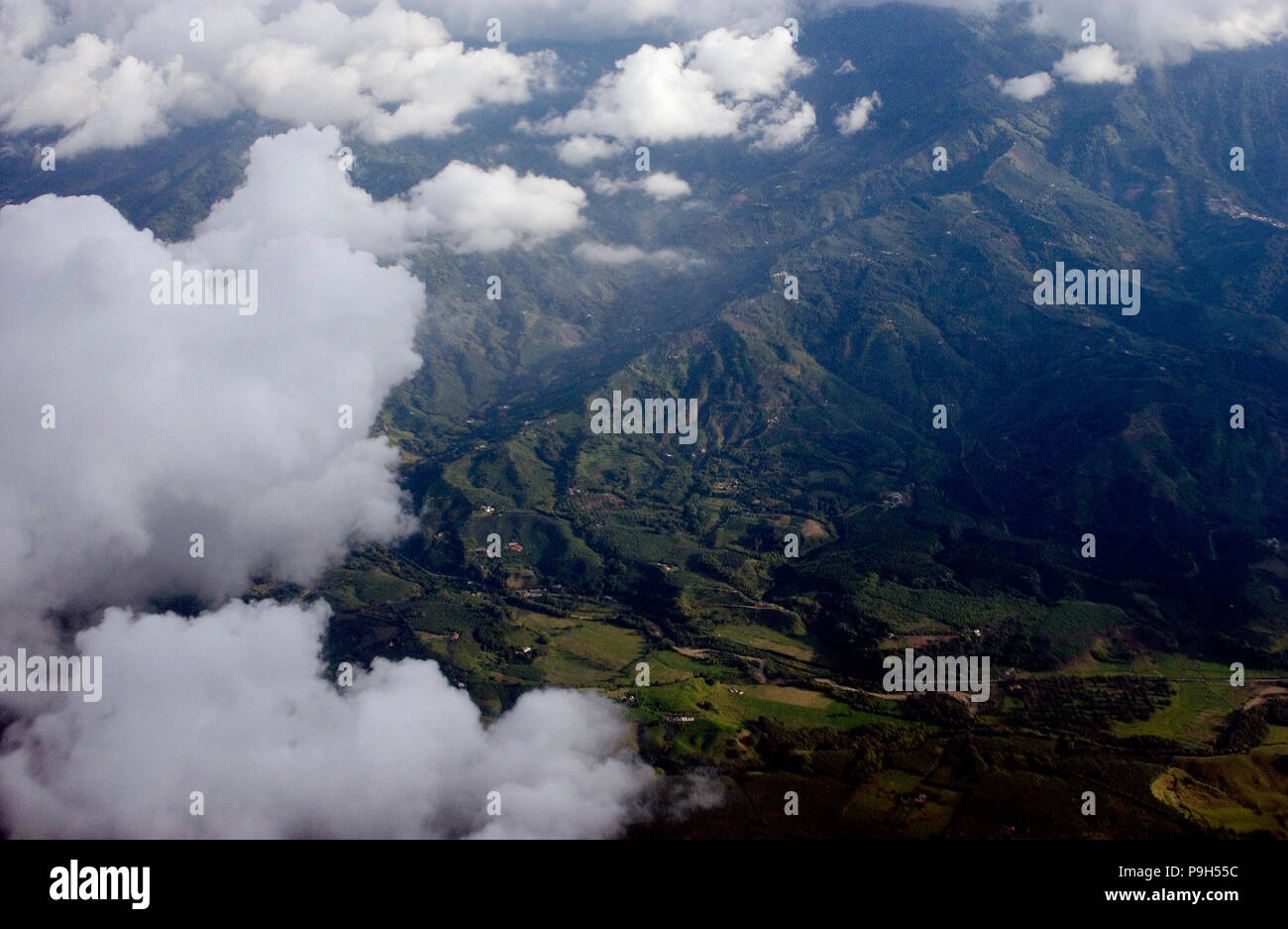 Andes aerial, Colombia Stock Photo - Alamy