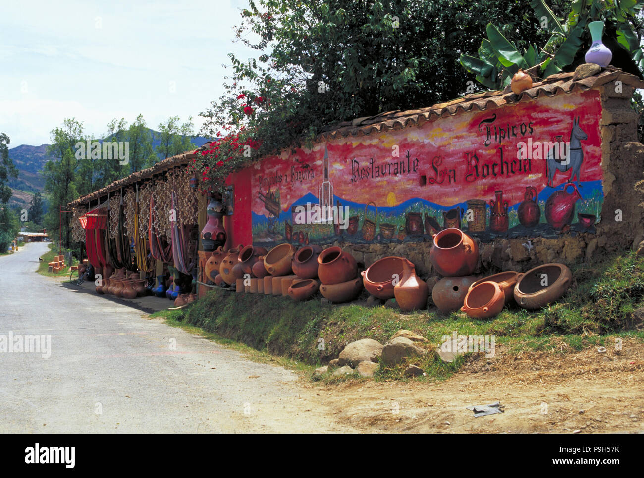 Raquira entry, Colombia Stock Photo - Alamy