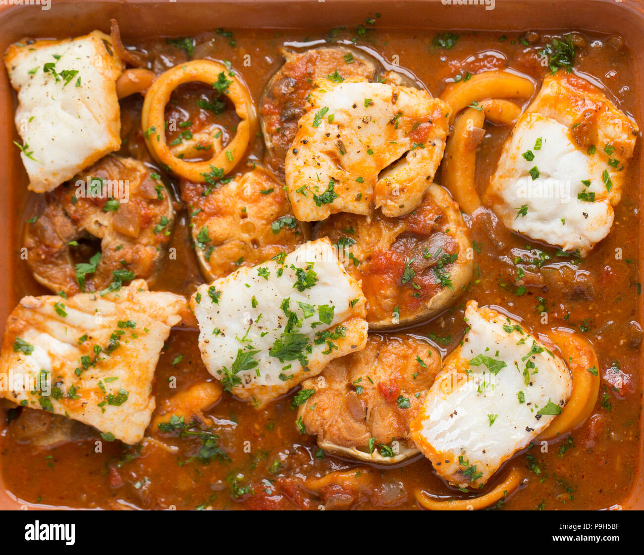 Stewed conger eel hi-res stock photography and images - Alamy