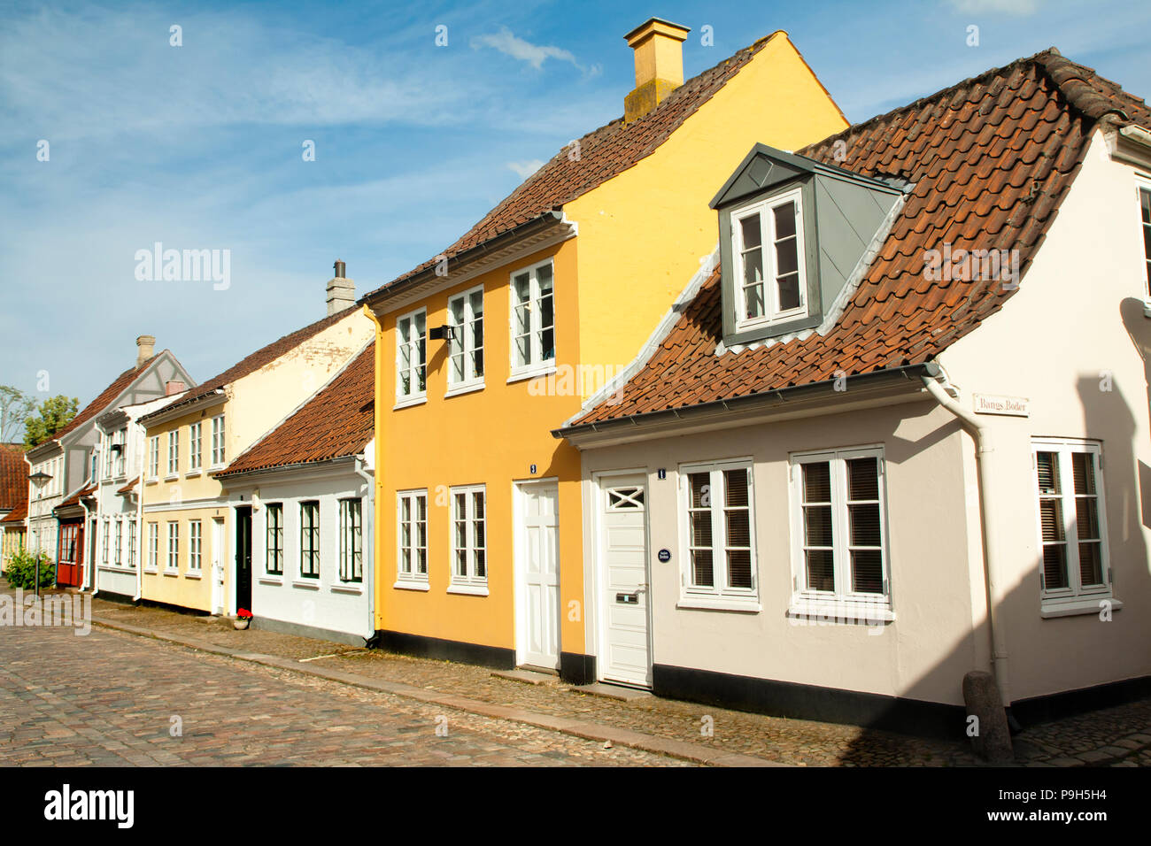Old town of Odense, Denmark. HC Andersen's hometown Stock Photo - Alamy