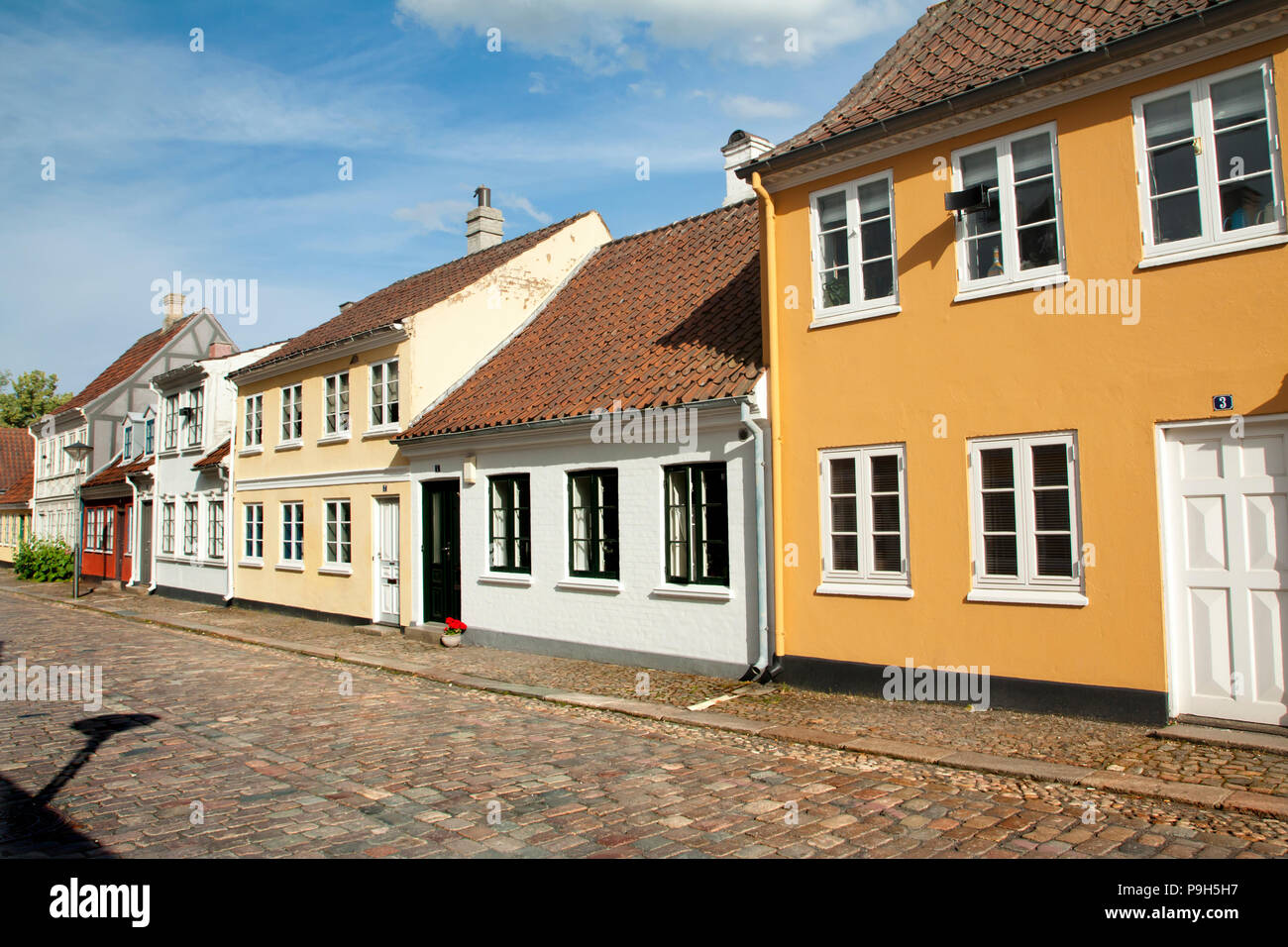 Old town of Odense, Denmark. HC Andersen's hometown Stock Photo - Alamy