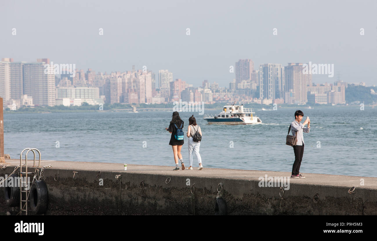 Tamsui,port,sea,river,coast,coastline,Taipei,Taiwan,China,Chinese ...