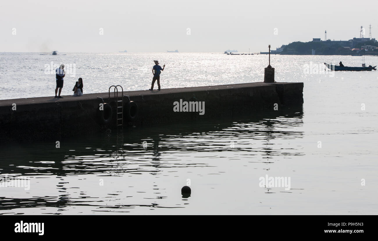 Tamsui,port,sea,river,coast,coastline,Taipei,Taiwan,China,Chinese ...