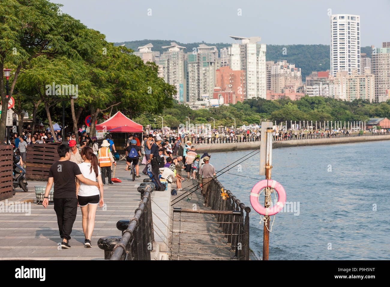 Tamsui,port,sea,river,coast,coastline,Taipei,Taiwan,China,Chinese ...