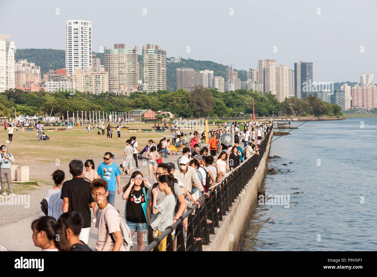 Tamsui,port,sea,river,coast,coastline,Taipei,Taiwan,China,Chinese ...