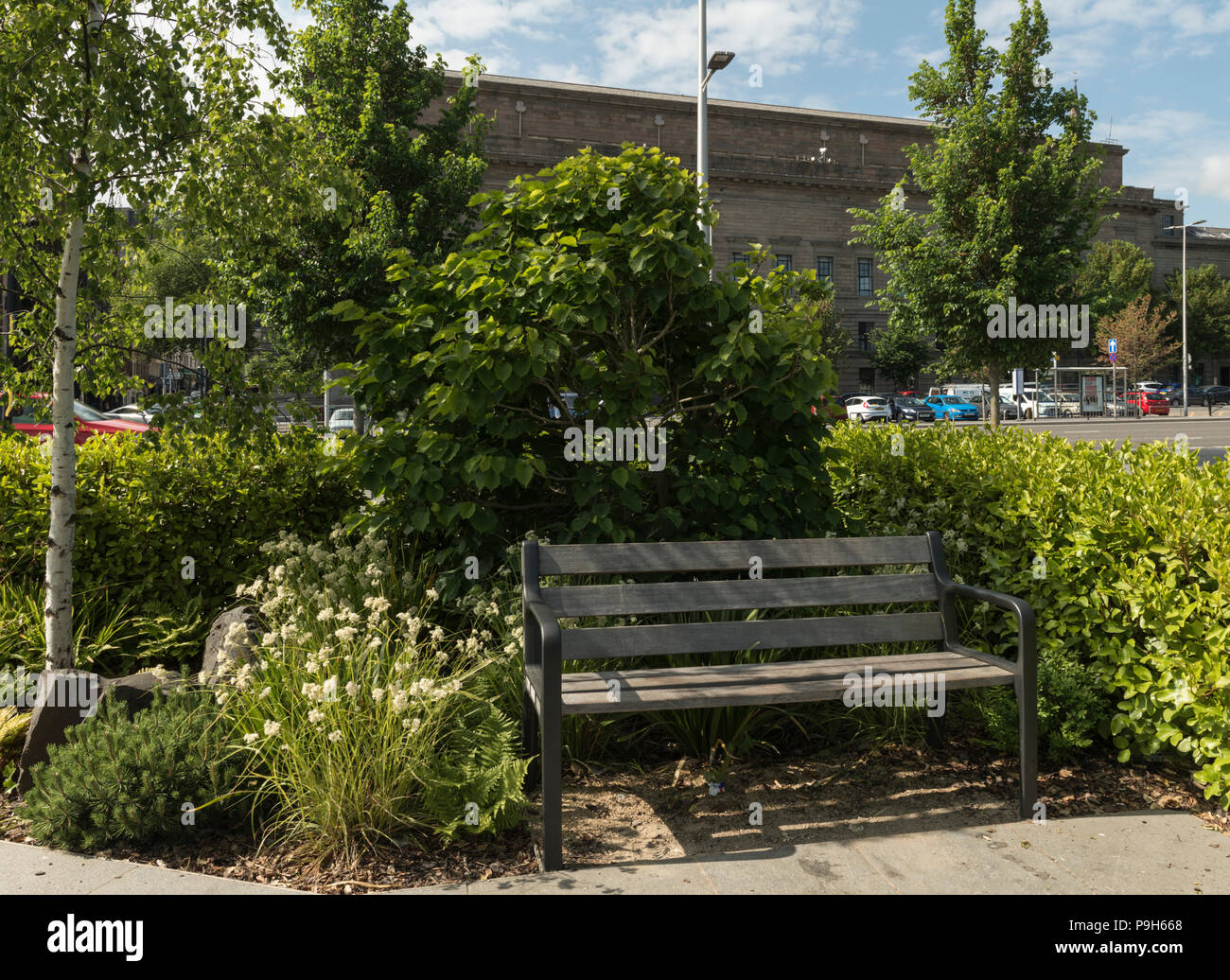 The Baltic connections pocket garden, in Slessor Gardens, is part of ...
