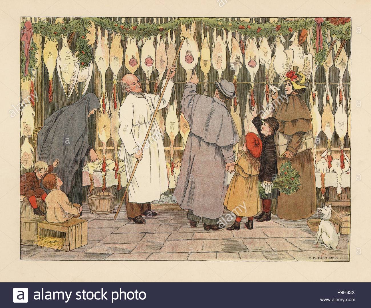 Victorian Butchers Shop Stock Photos & Victorian Butchers Shop Stock ...