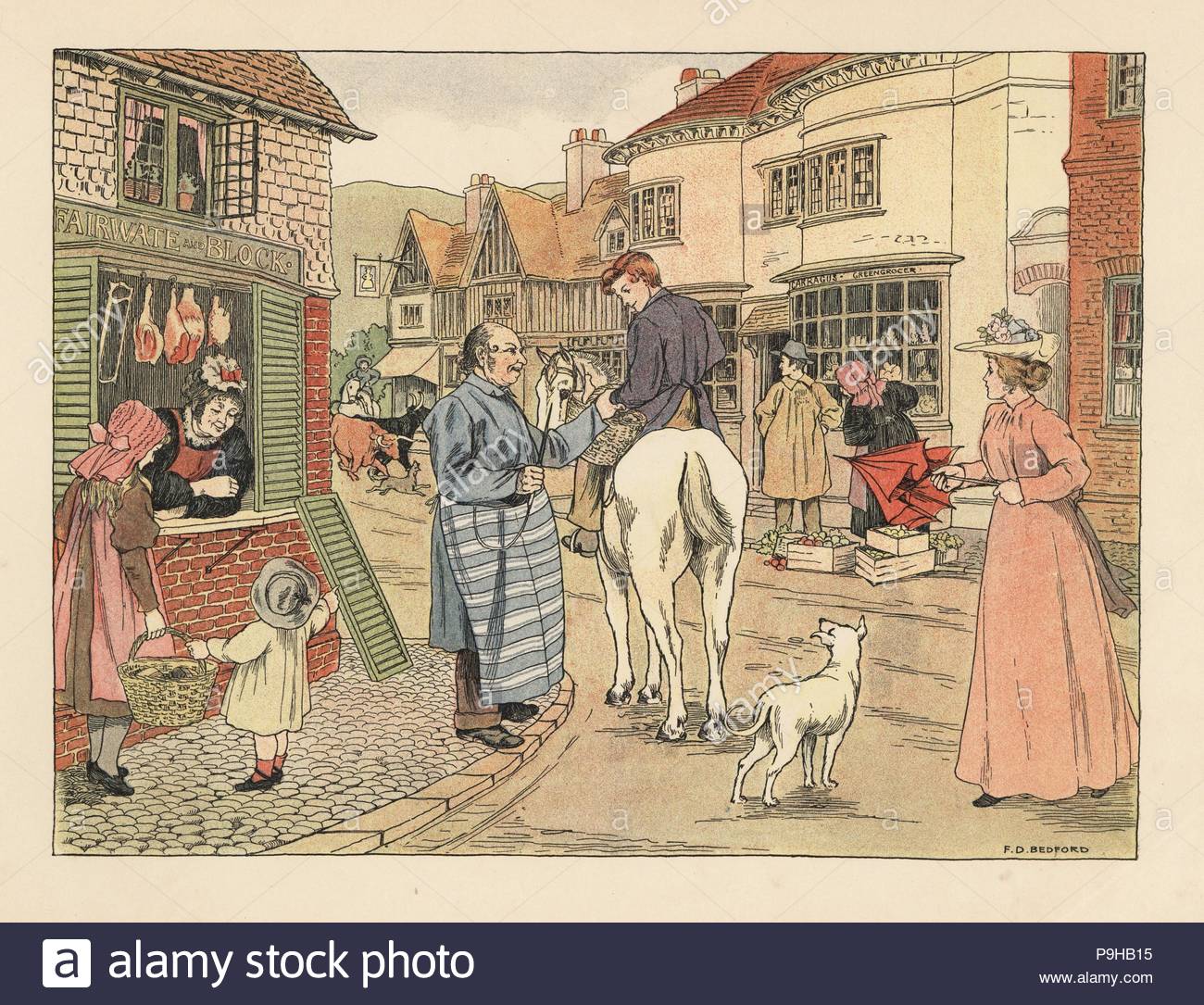 Victorian Butchers Shop Stock Photos & Victorian Butchers Shop Stock ...