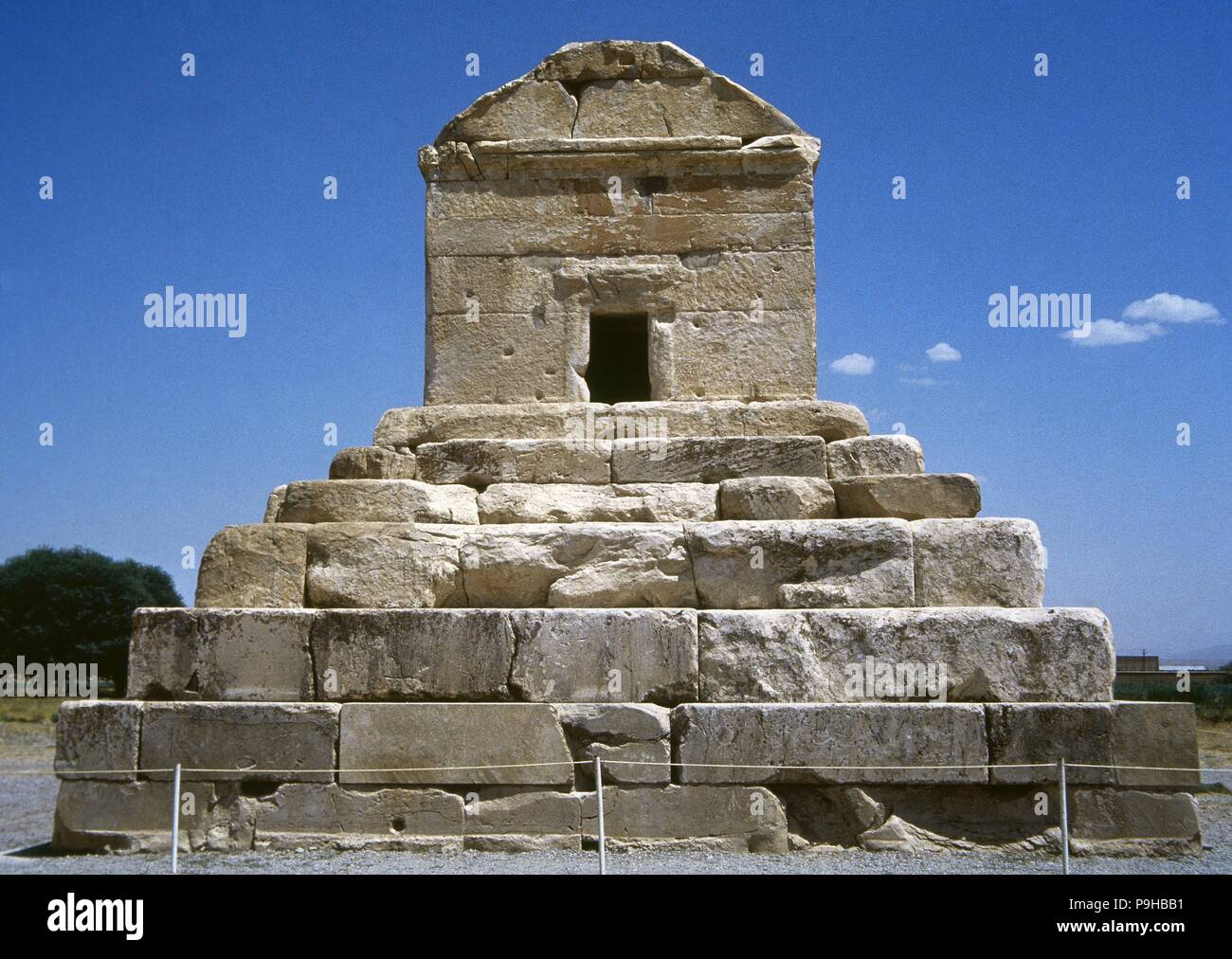 Mausoleum of Cyrus the Great. Achaemenid king of Persia (559-530 BC ...