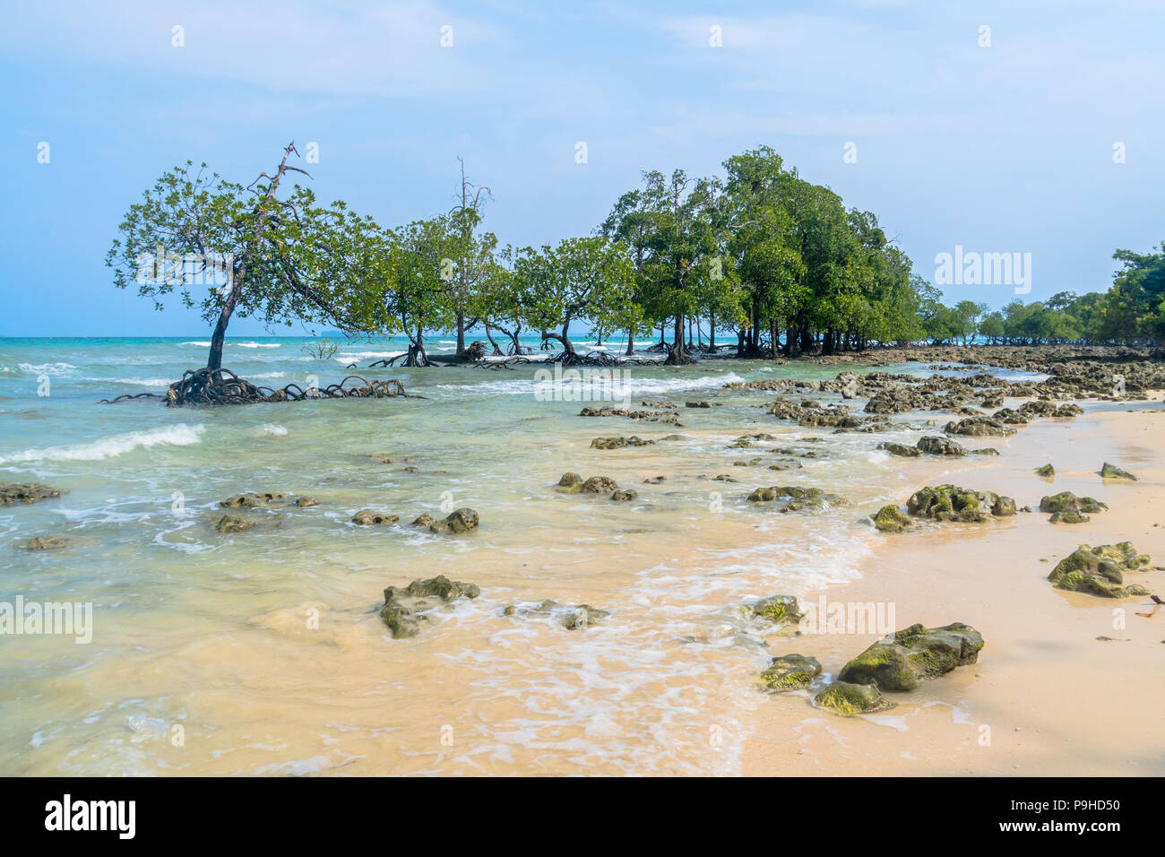 Andaman and Nicobar islands. India. North Passage Island. Beautiful sea ...