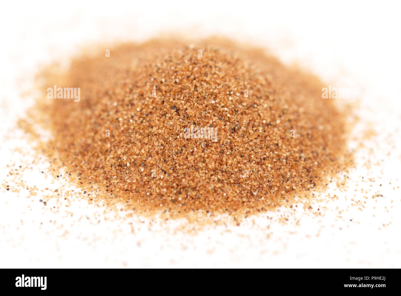 Sand isolated on white background Stock Photo - Alamy