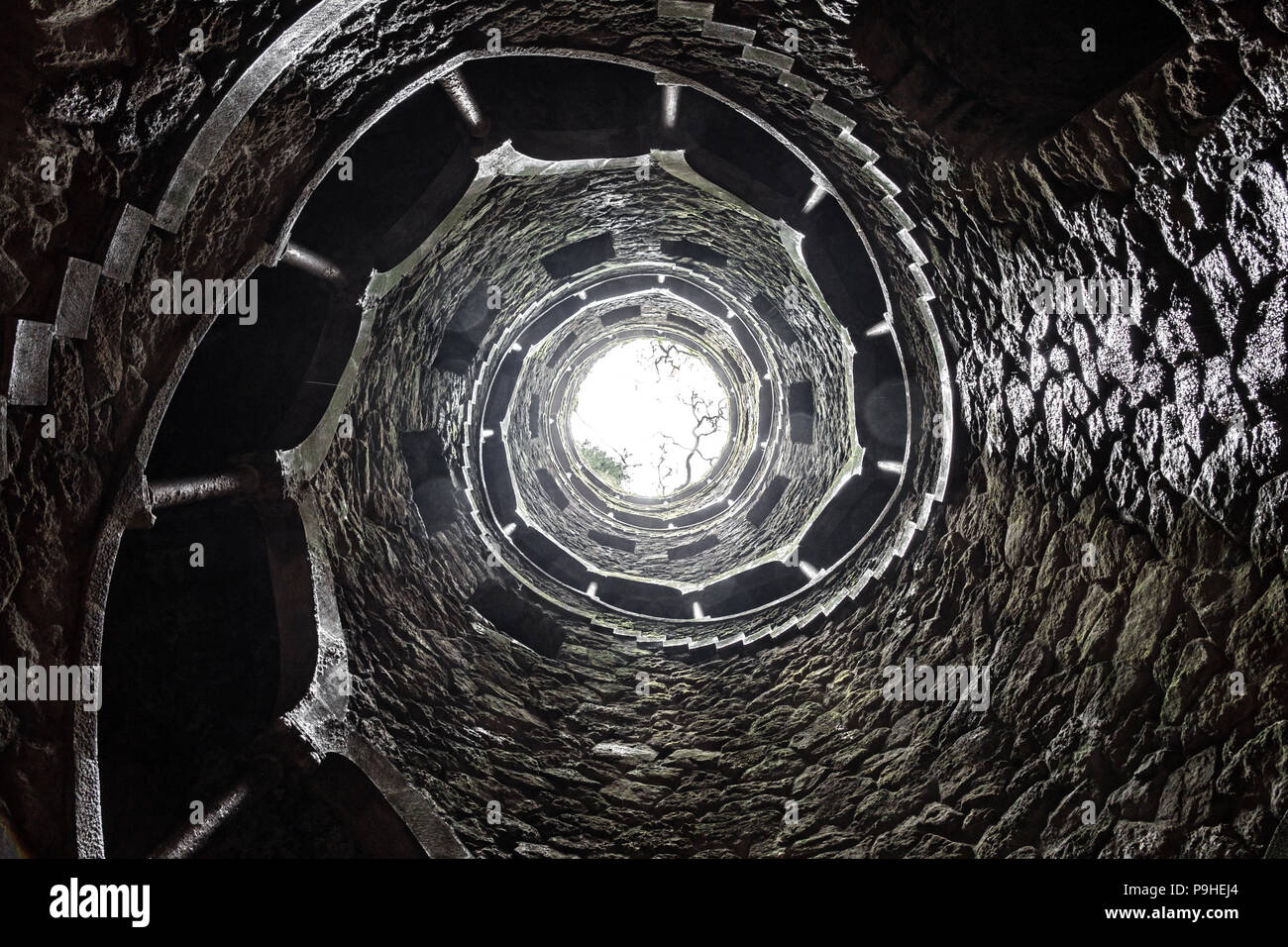 The Initiation Well bottom view Stock Photo - Alamy