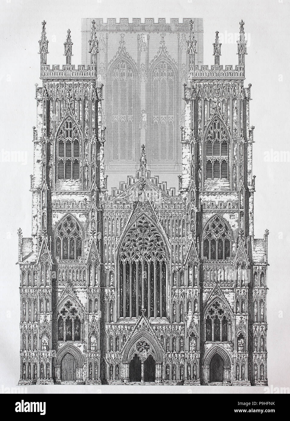 Cathedral and Metropolitical Church of Saint Peter in York, commonly ...