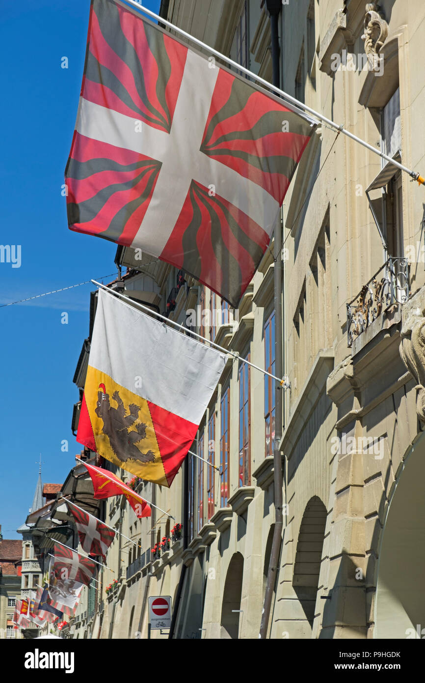 Berne and switzerland flags hi-res stock photography and images - Alamy