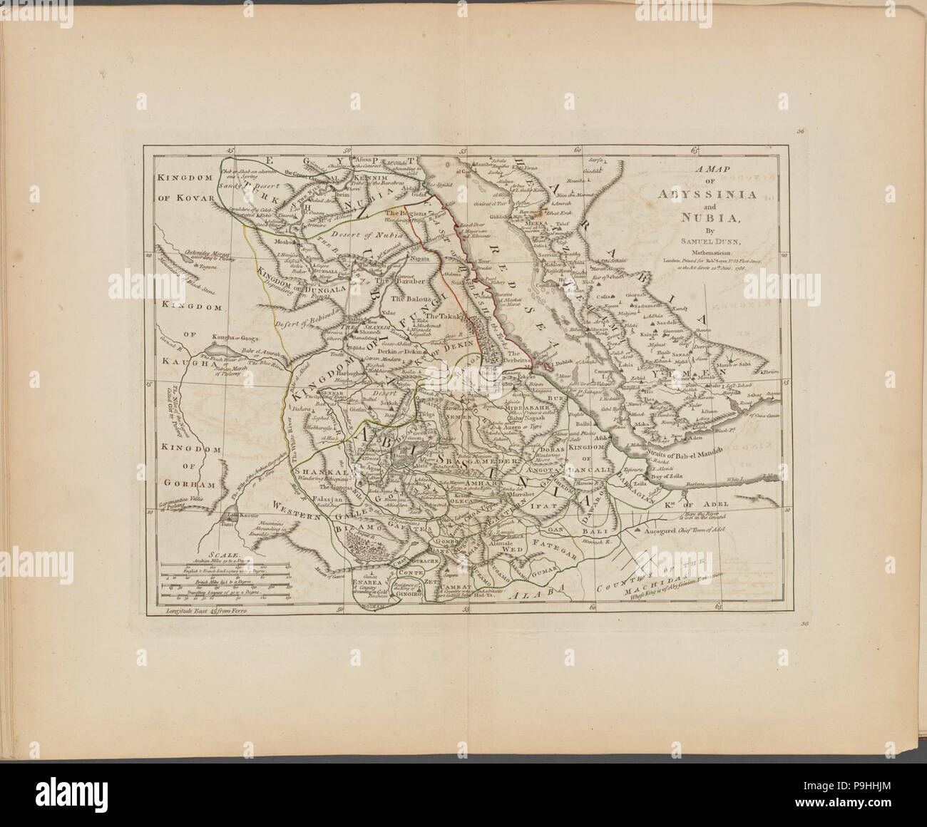 Map of abyssinia hi-res stock photography and images - Alamy