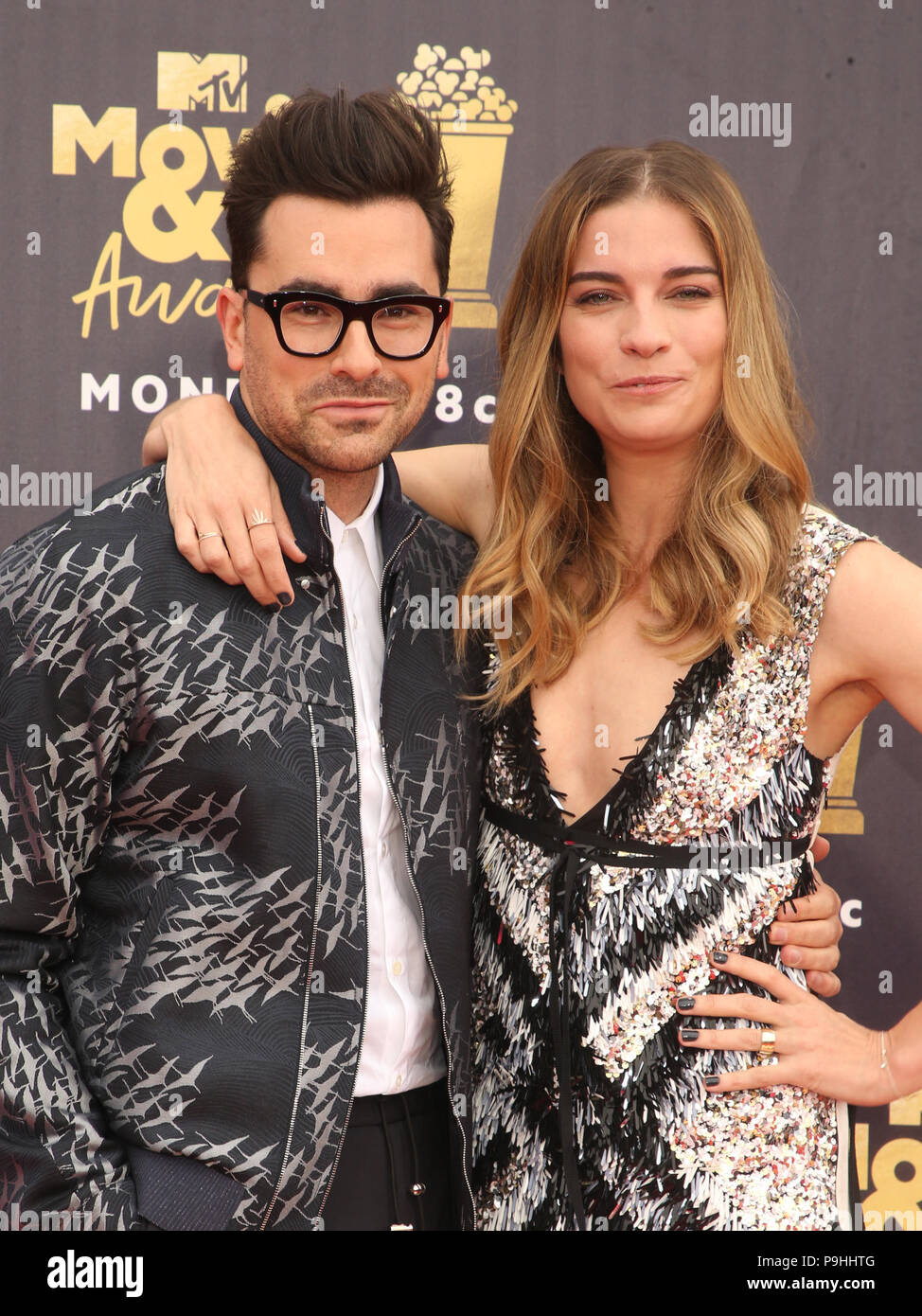 2018 MTV Movie And TV Awards Featuring: Annie Murphy, Dan Levy Where: Santa Monica, California ...